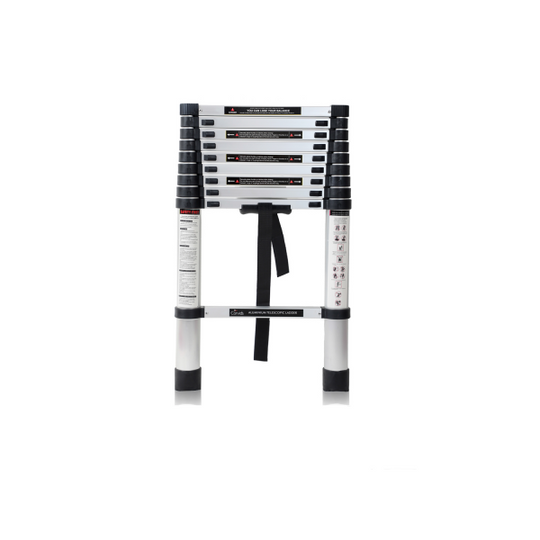 Buy Portable Single Straight Telescopic Ladder 10 Steps 2.9m Online ...