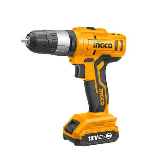 Buy Ingco Impact Drill 12V Lithium-Ion 1.5Ah Batteries CIDLI1222 Online ...