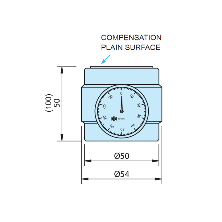 Buy Vertex Standard Type Z-Zero Setter 50mm HP-50A Online - Technocart